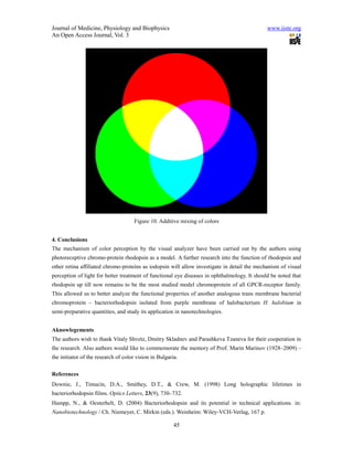 Studying of phototransformation of light signal by | PDF