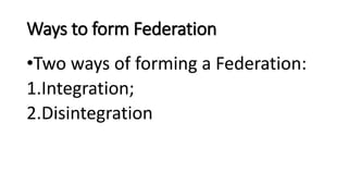 Studying the federal system | PPT