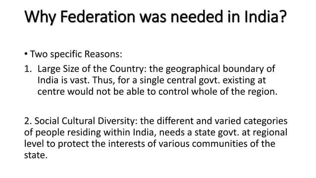 Studying the federal system | PPT