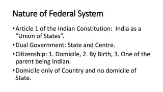 Studying the federal system | PPT