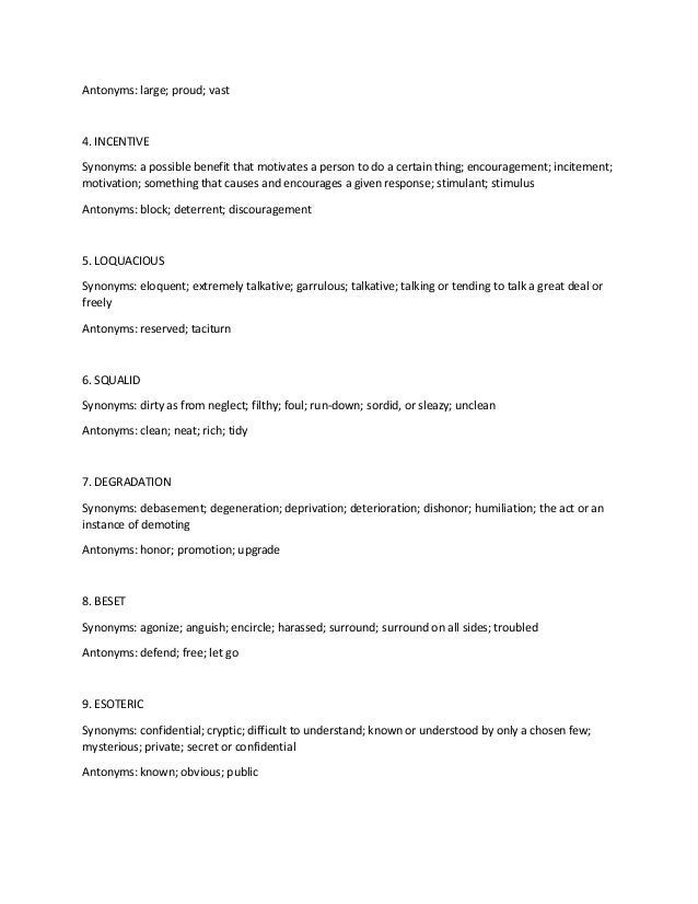 Studying Vocab For Gre | PDF
