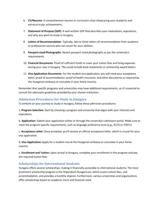 Study in Hungary Your Path to Quality Education in Europe.docx