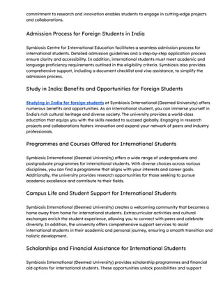 Study in India: Embracing a World-Class Education for International ...