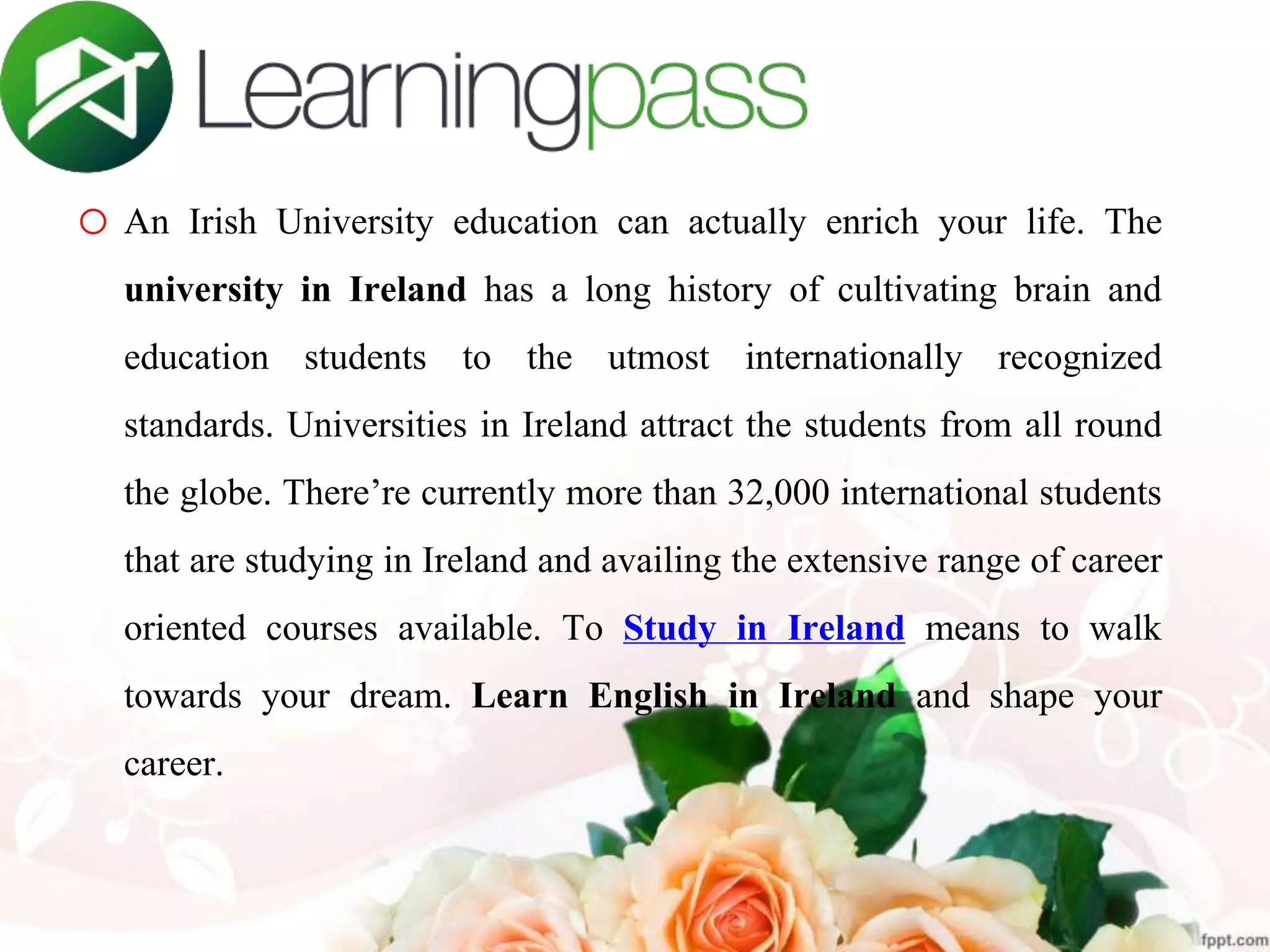 Study in Ireland | PPTX