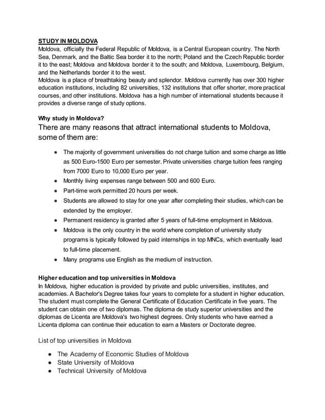 STUDY IN MOLDOVA | DOCX
