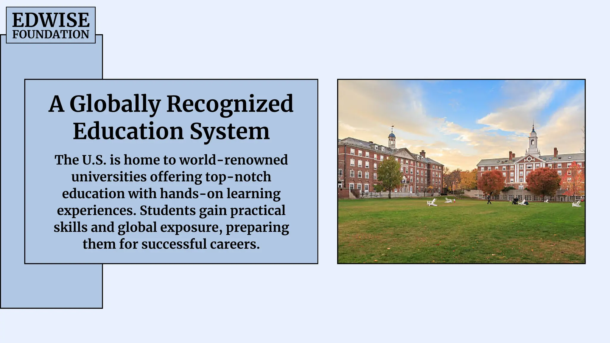 Study in the U.S.: Unlock Global Education & Career Opportunities. | PDF