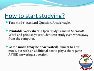 Study island for parents | PPT