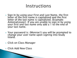 Study island training | PPT