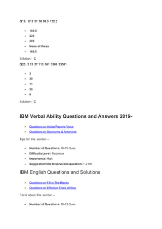IBM Study material | PDF