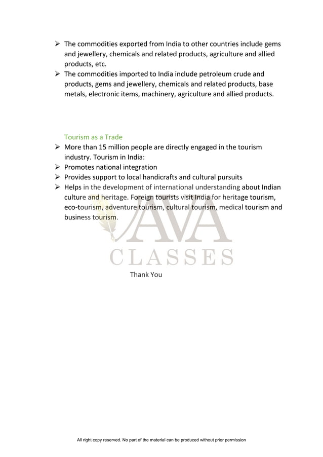 Lifelines of National Economy chapter for Class 10 STUDY MATERIAL PDF ...