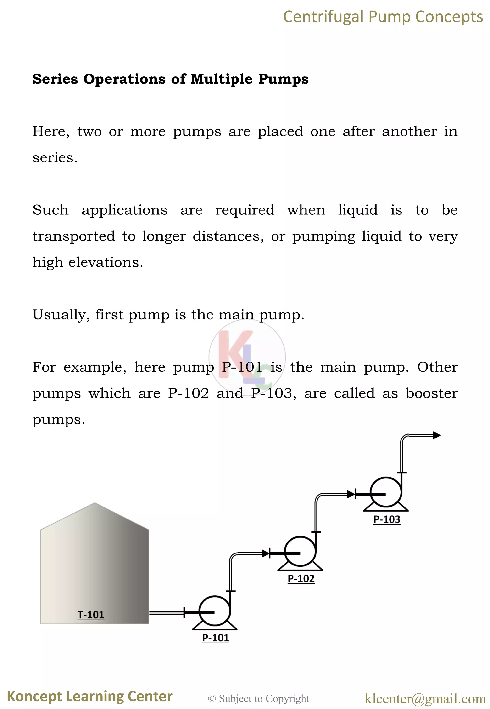 Centrifugal Pumps - Concept E-Learning Program - Study Material | PDF