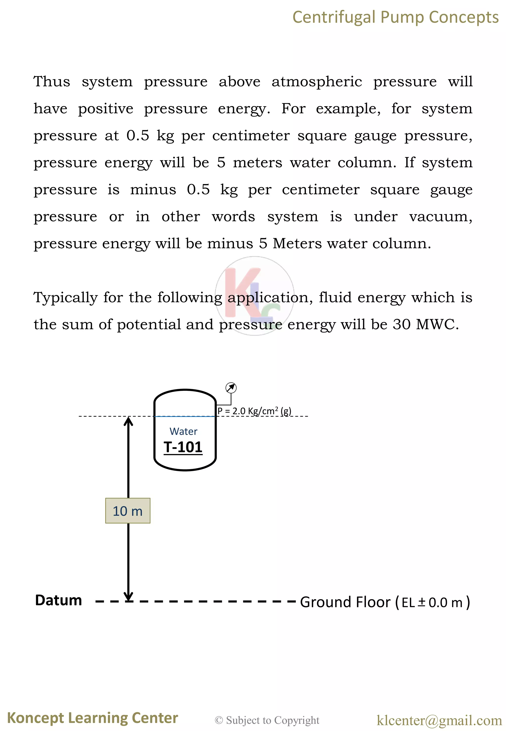 Centrifugal Pumps - Concept E-Learning Program - Study Material | PDF