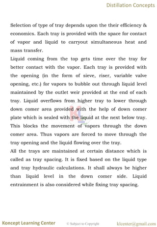 Distillation - Concept E-Learning Program - Study Material | PDF