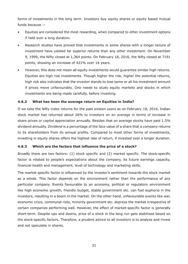 Study Material - [NCFM] Financial Markets A Beginners' Module | PDF ...