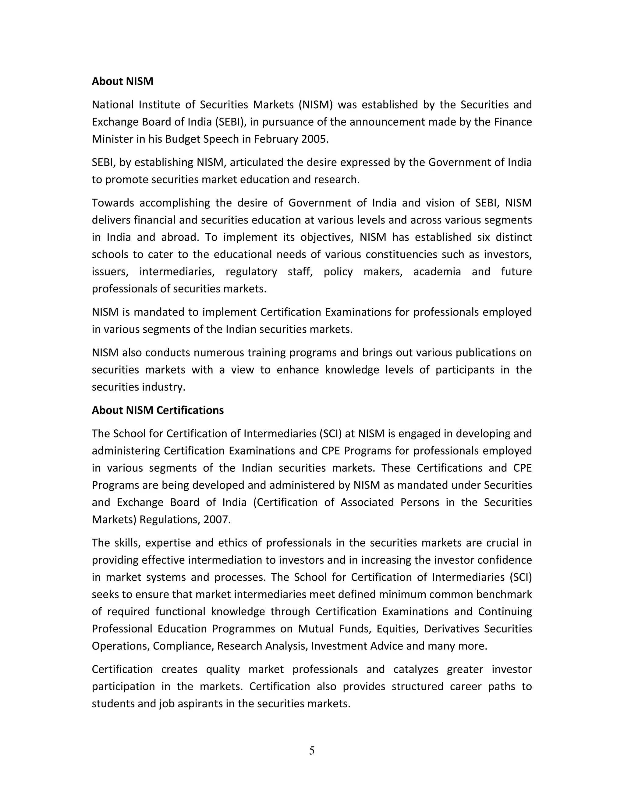 Study Material - [NISM] Series-VIII Equity Derivatives | PDF