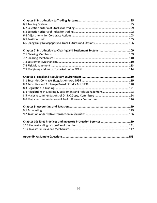 Study Material - [NISM] Series-VIII Equity Derivatives | PDF | Business ...