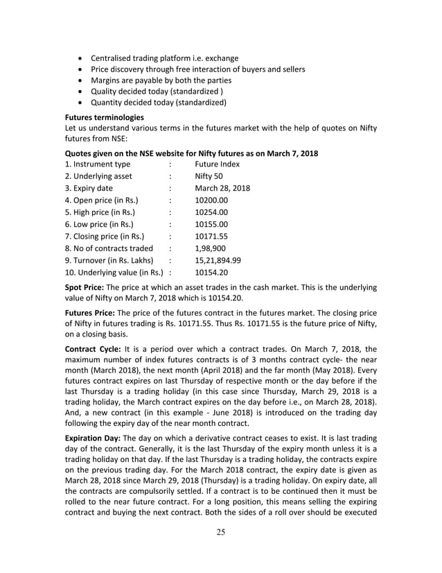 Study Material - [NISM] Series-VIII Equity Derivatives | PDF | Business ...