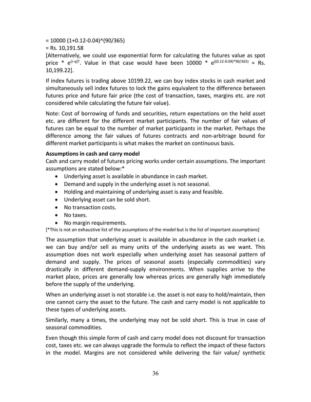 Study Material - [NISM] Series-VIII Equity Derivatives | PDF | Business ...