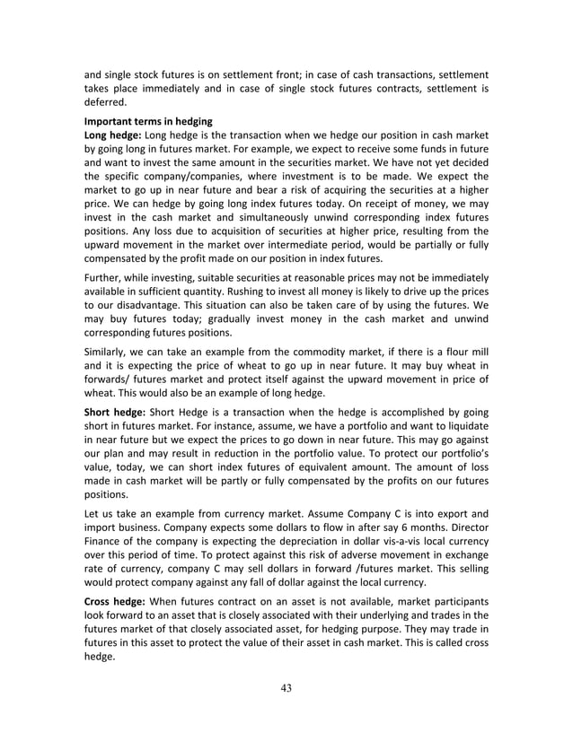 Study Material - [NISM] Series-VIII Equity Derivatives | PDF | Business ...