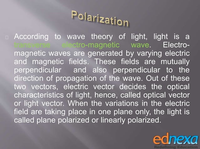 Study material 12th Physics - Wave Theory of Light Part II | PPT | Free ...