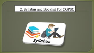 Study material for CGPSC | PPT