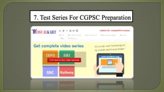 Study material for CGPSC | PPT