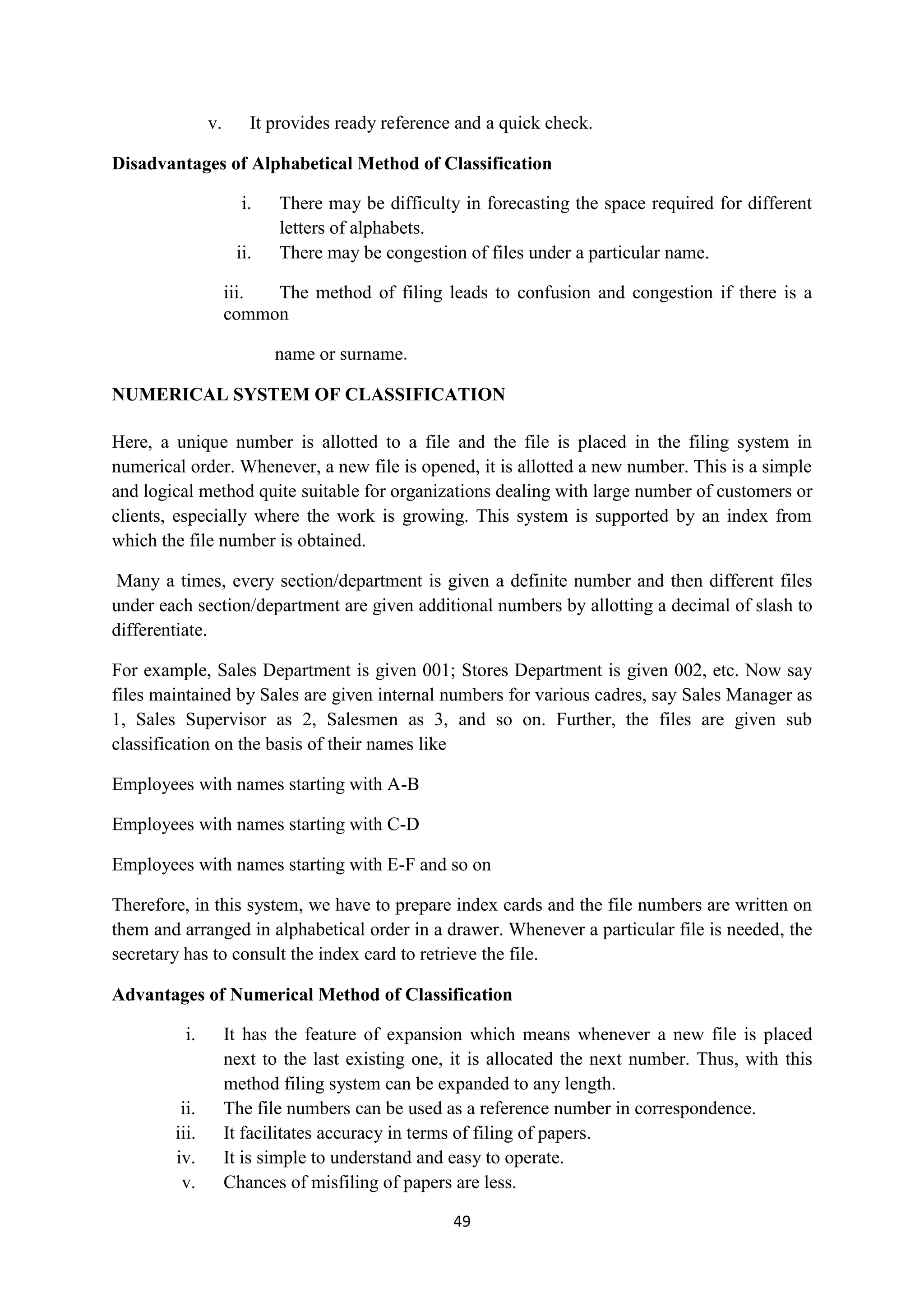 Study Material XII Office Procedures Practices | PDF