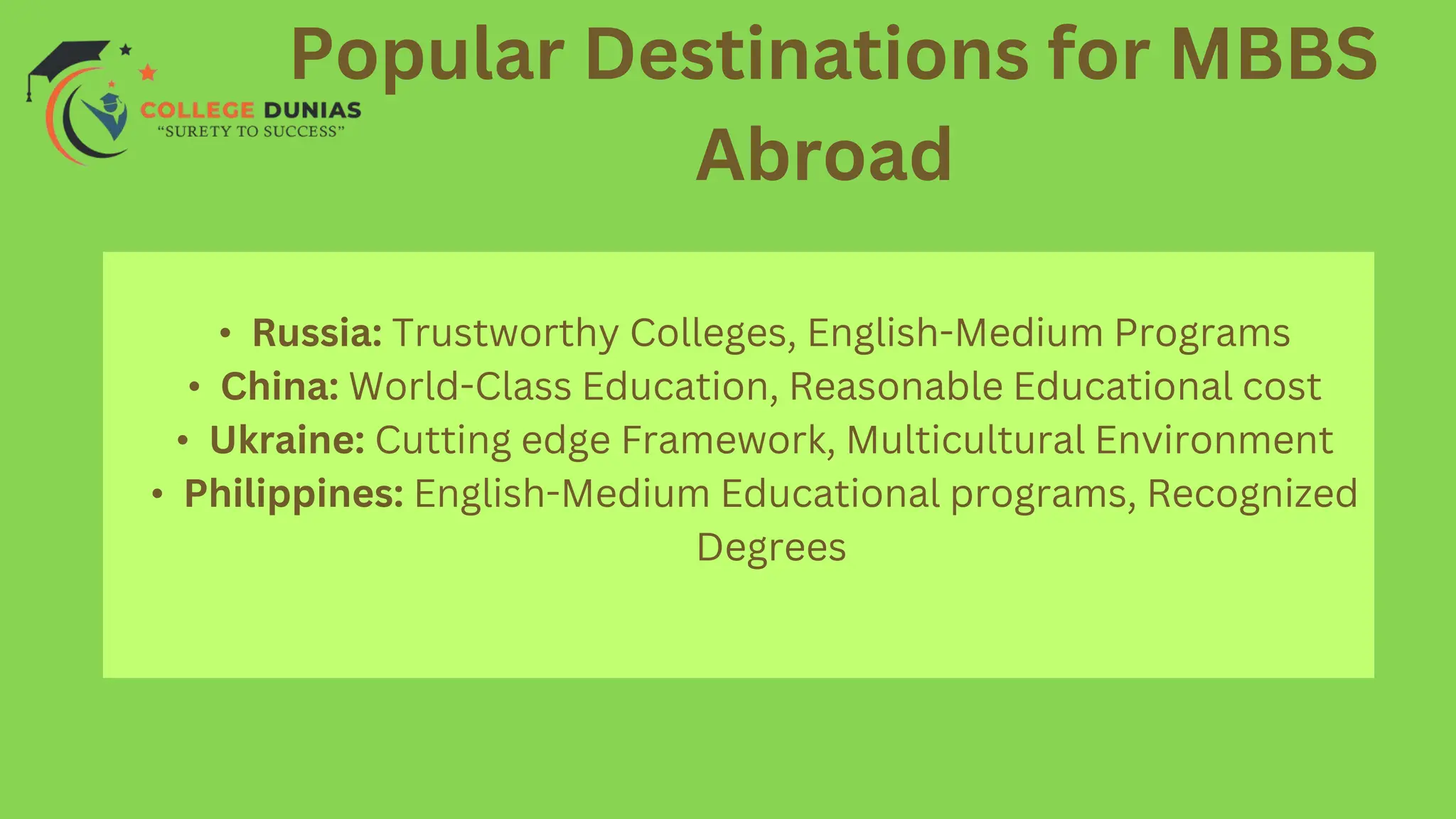 Study MBBS in Abroad :A Comprehensive Guide | PPT