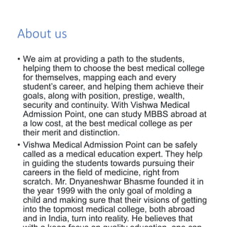 Study MBBS in Georgia | Vishwa Medical Admission Point | PPTX