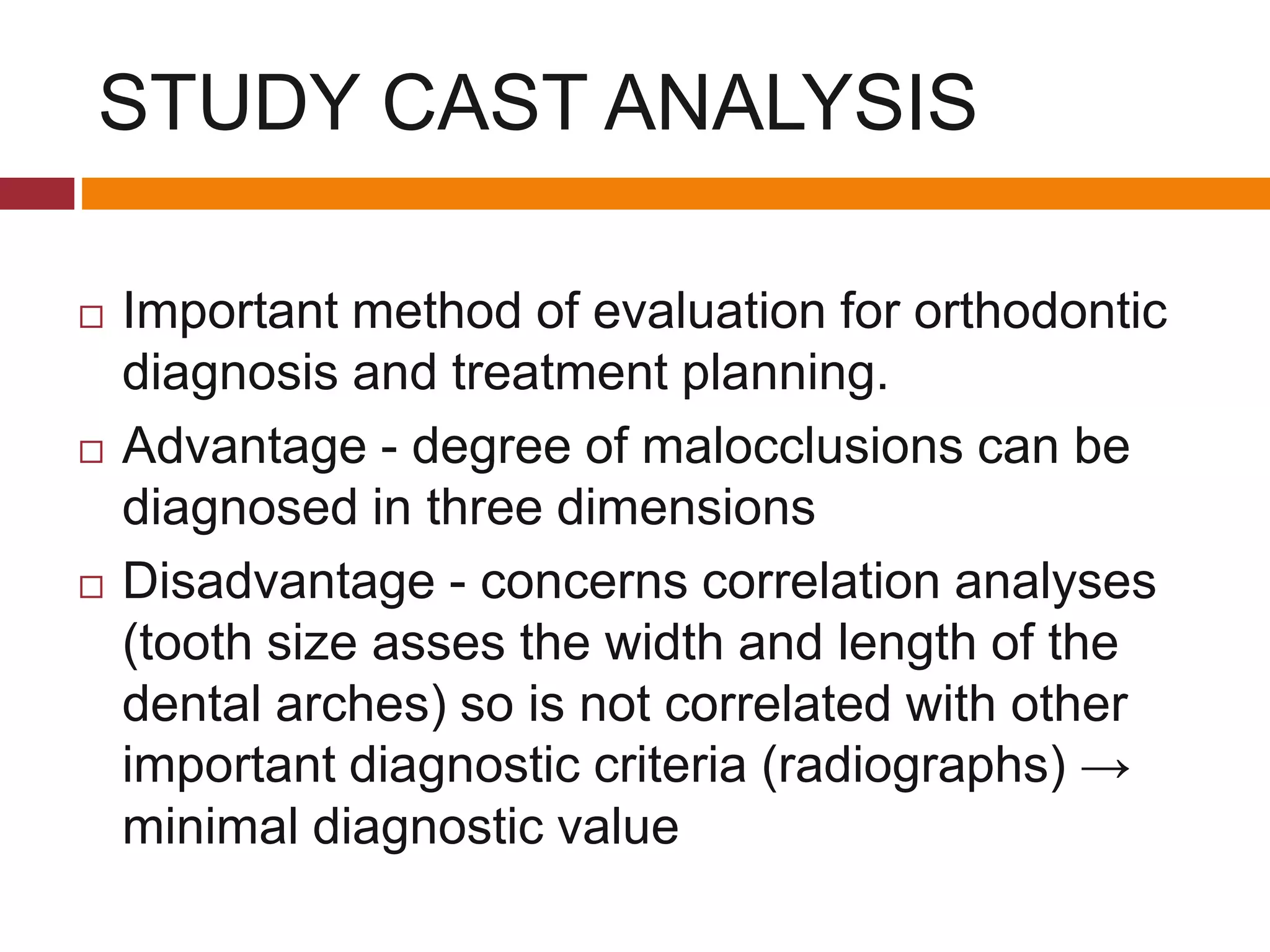 Study models in Orthodontics | PPTX