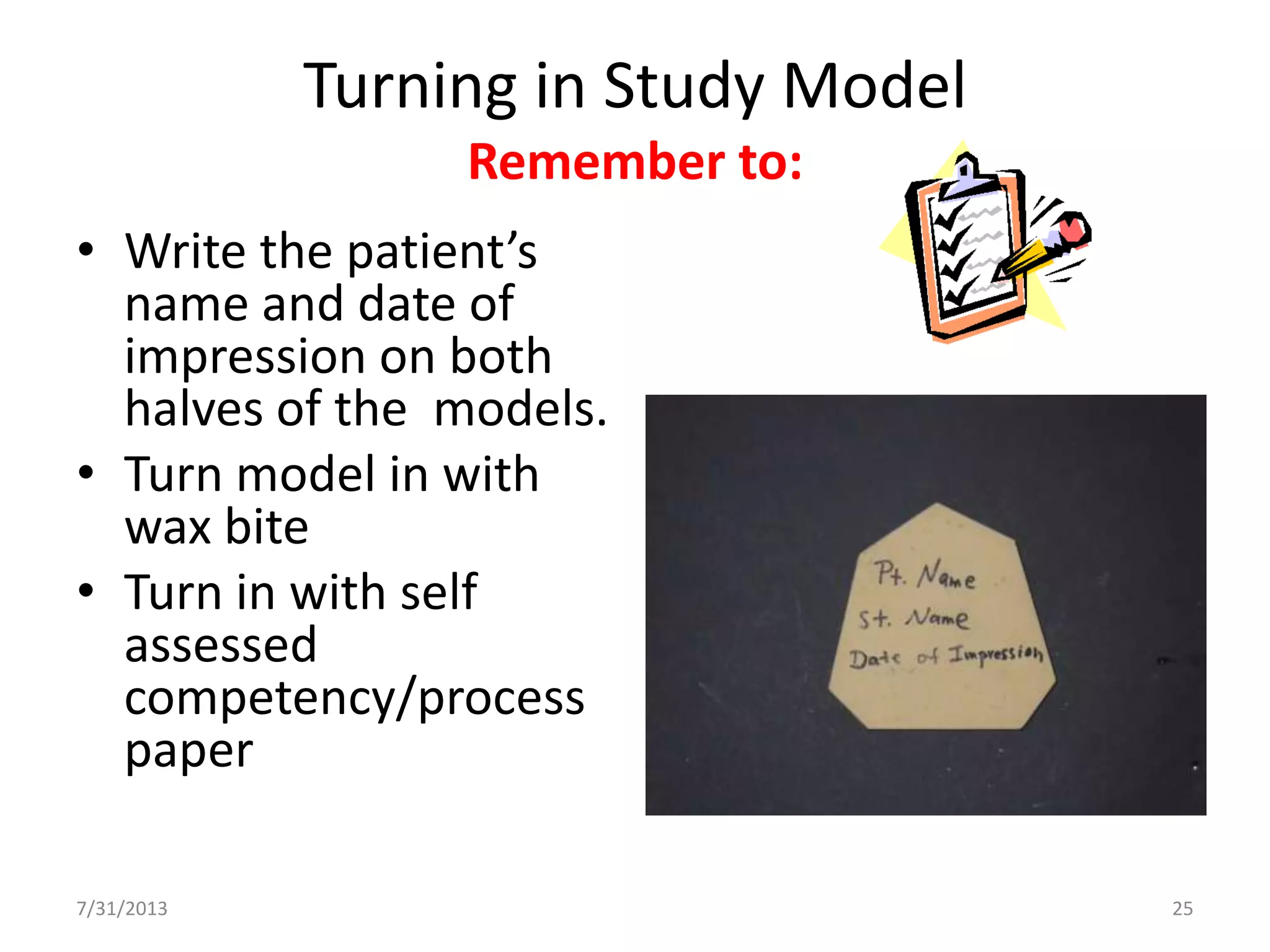 Study models 101 trimming | PPTX