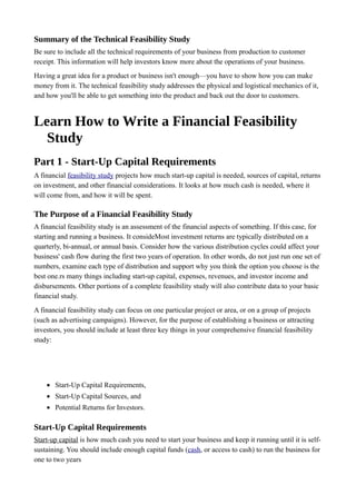 Feasibility Analysis | PDF