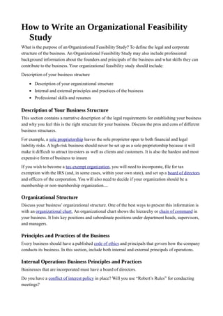 Feasibility Analysis | PDF