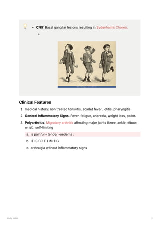 study notes lecture one cardiac diseases acute rheumatic fever.pdf ...