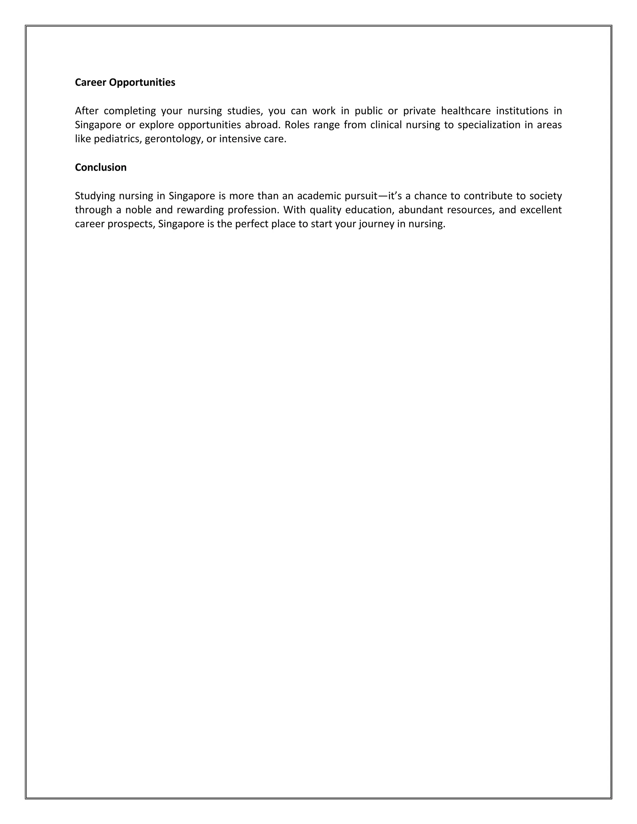 Guide to study Nursing in Singapore | Ngee Ann Academy Blogs | PDF Guide to study Nursing in Singapore | Ngee Ann Academy Blogs | PDF