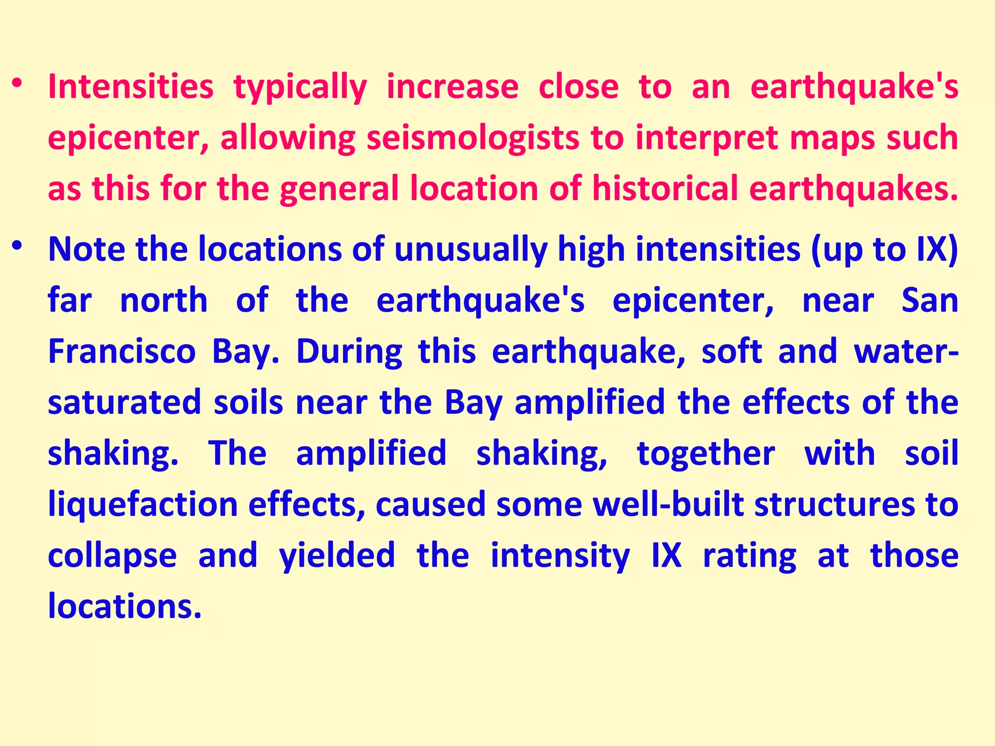 Study of an earthquake | PPT