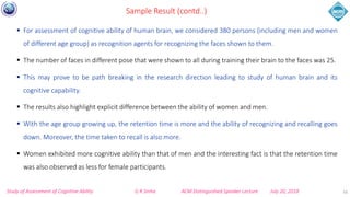 Study of assessment of cognitive ability | PPT