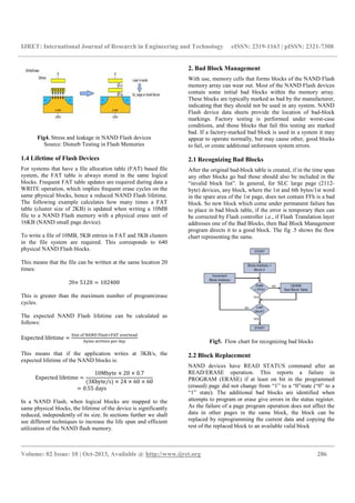 Study of bad block management and wear leveling in | PDF