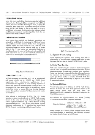 Study of bad block management and wear leveling in | PDF