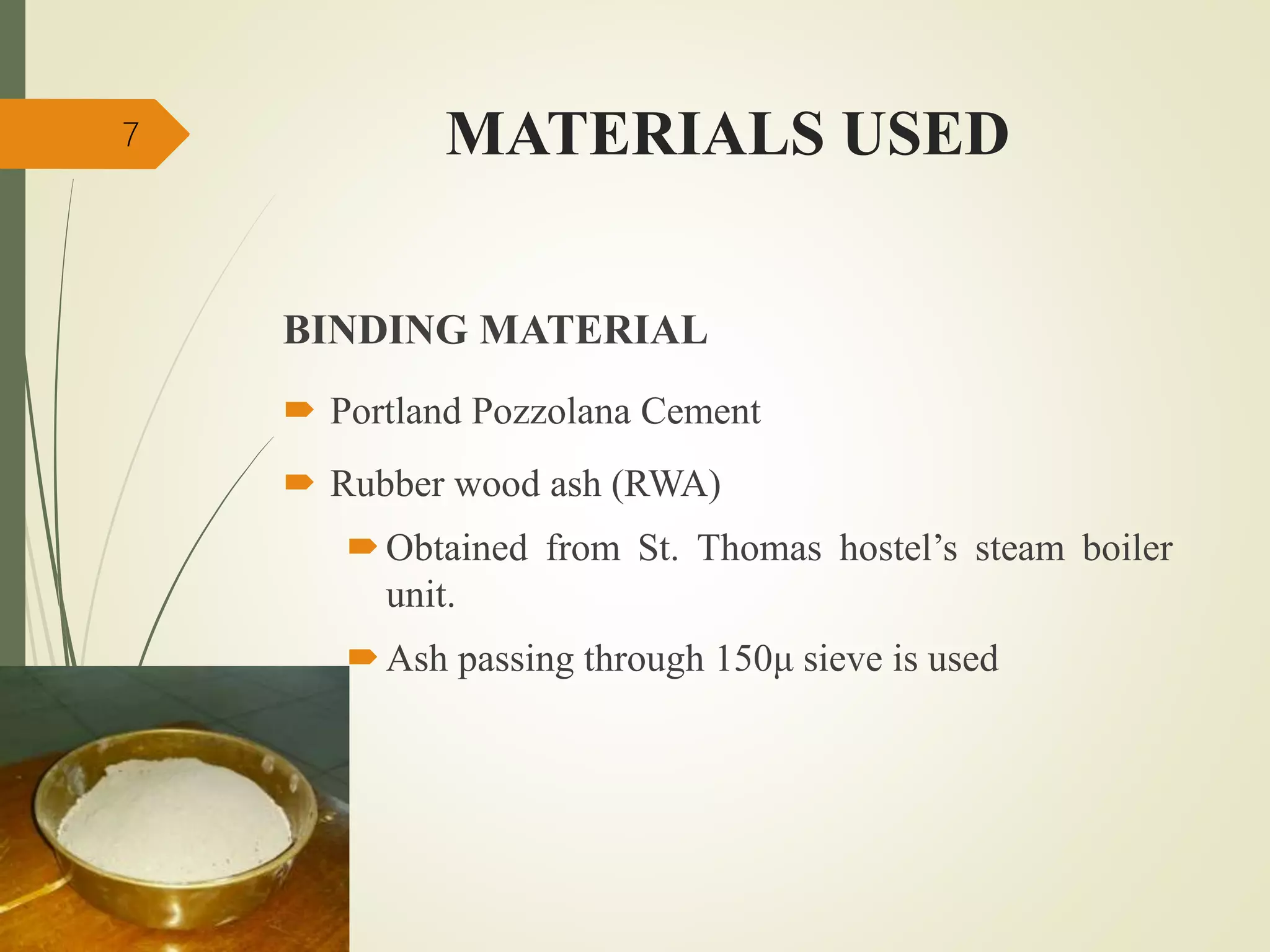 Study of behaviour of concrete using waste materials as a partial ...