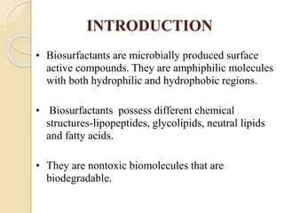 Study of Biosurfactant | PPTX