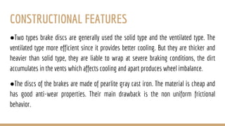 Study of brakes | PPTX | Performance Cars | Auto Type