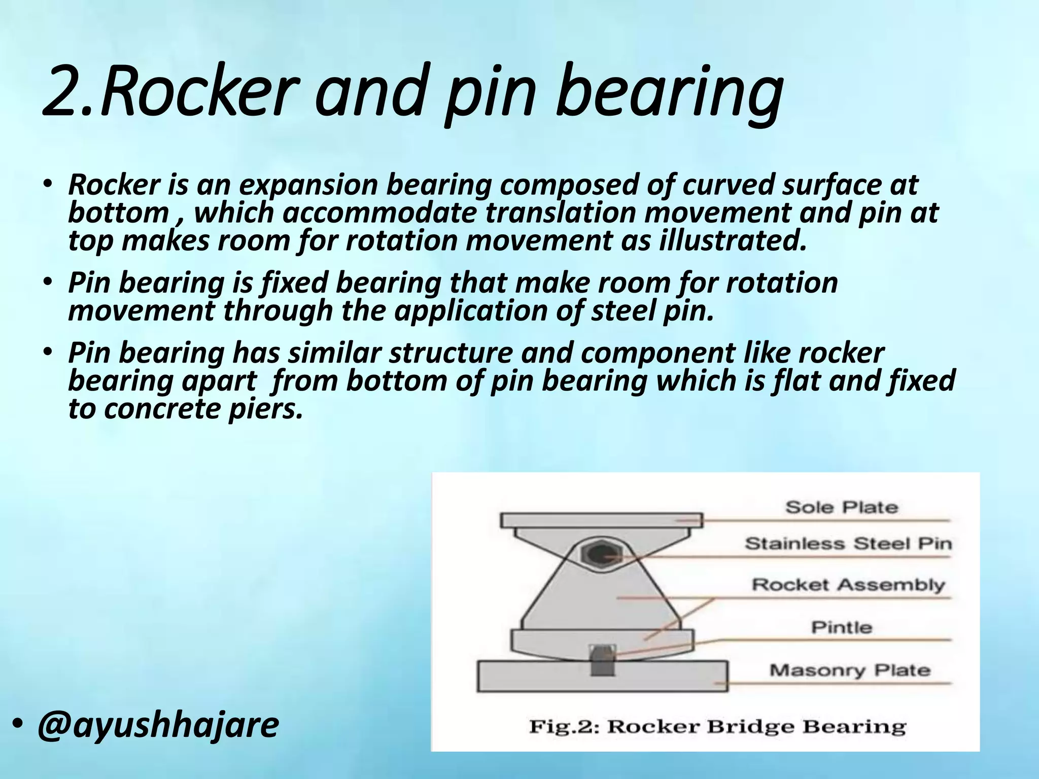 Study of Bridge Bearings | PPTX