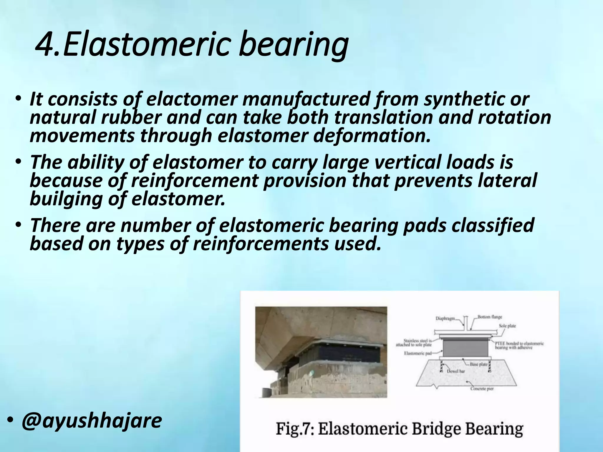 Study of Bridge Bearings | PPTX