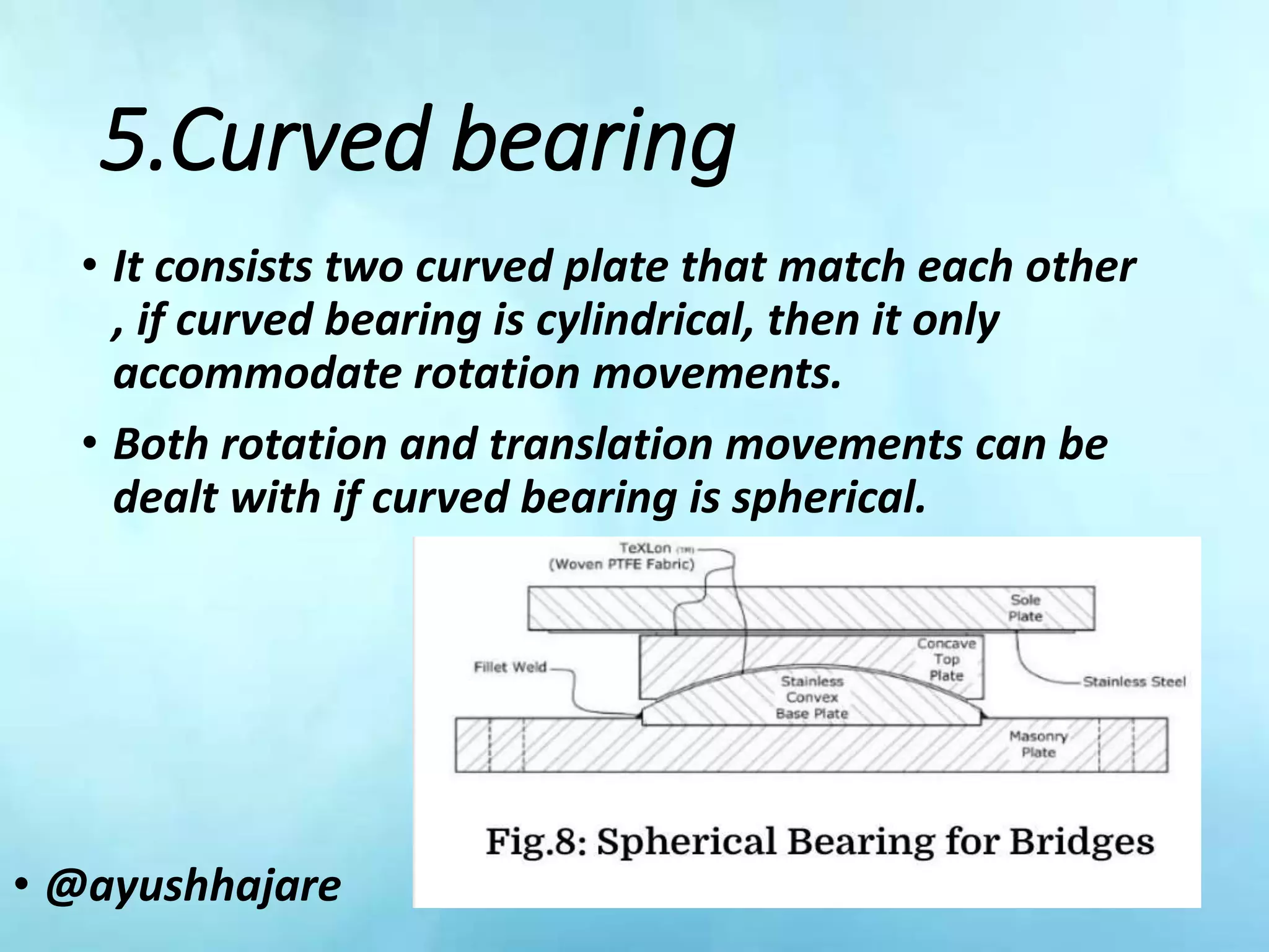 Study of Bridge Bearings | PPTX