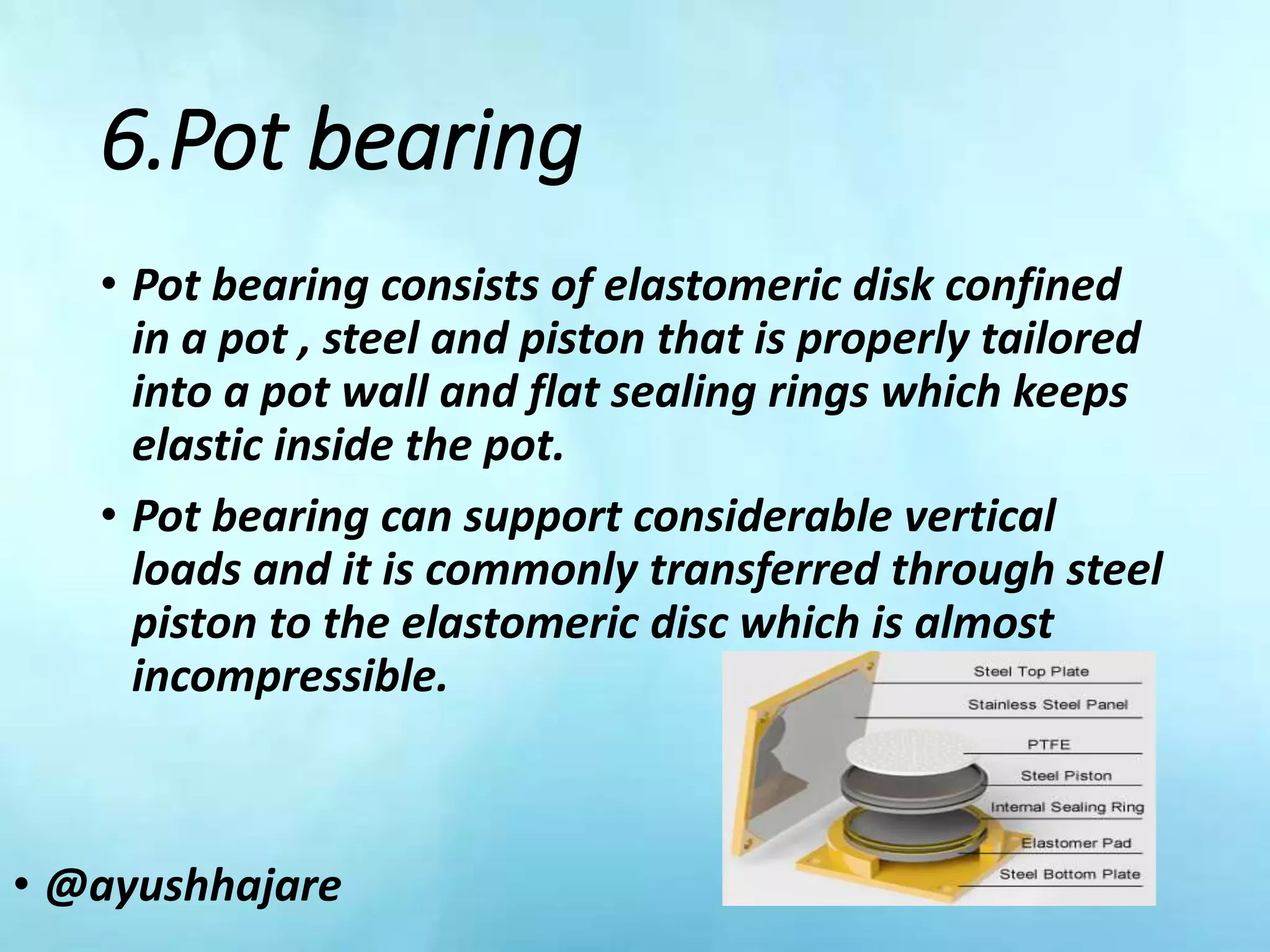 Study of Bridge Bearings | PPTX