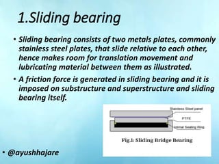 Study of Bridge Bearings | PPTX