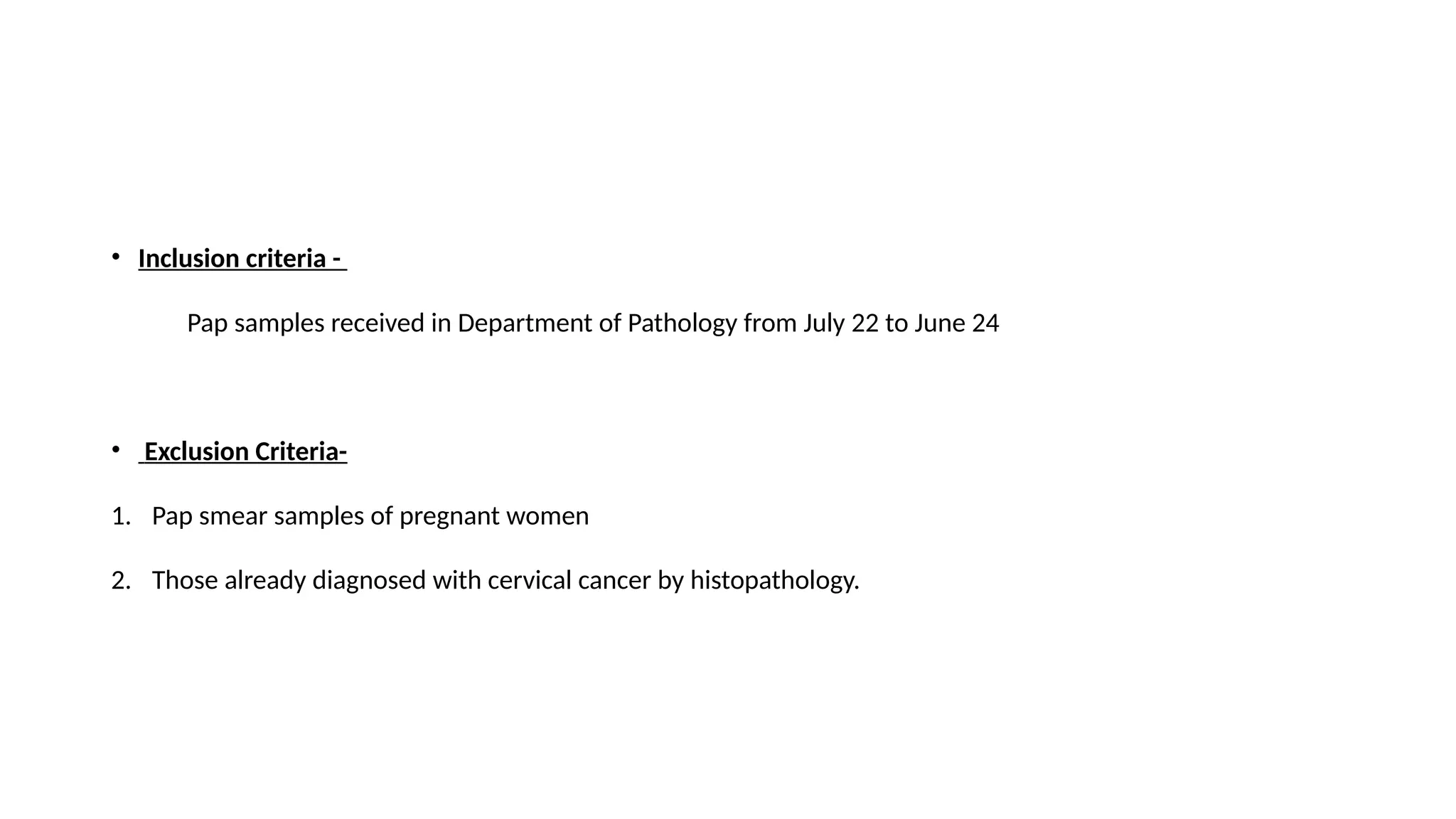 STUDY OF CERVICAL PAP SMEARS BASED ON BETHESDA.pptx