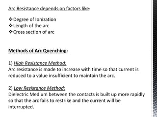 Study of circuit breakers | PPT