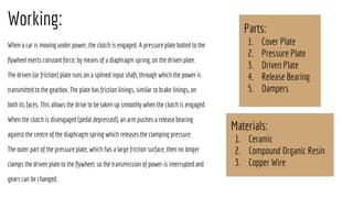 Study of clutch | PPTX